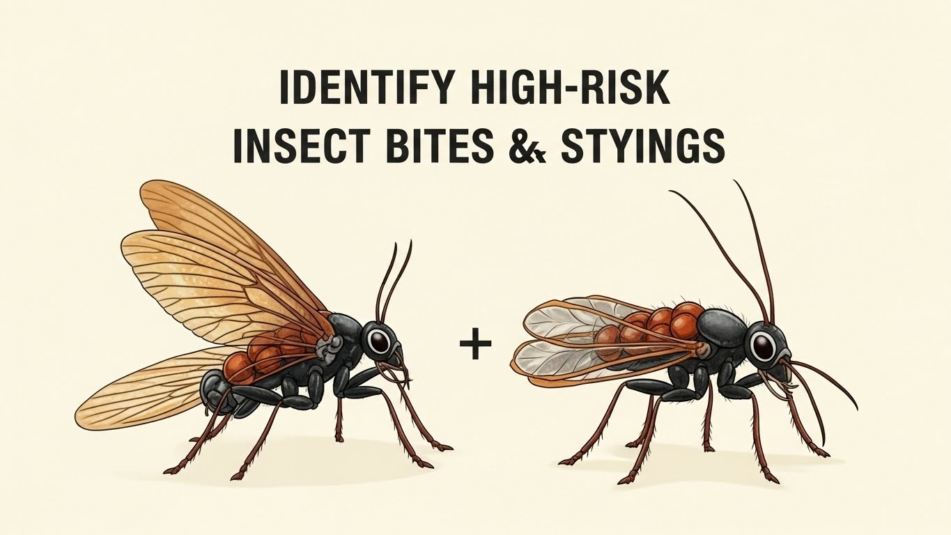 How to Identify High-Risk Insect Bites and Stings - Local Value Magazine