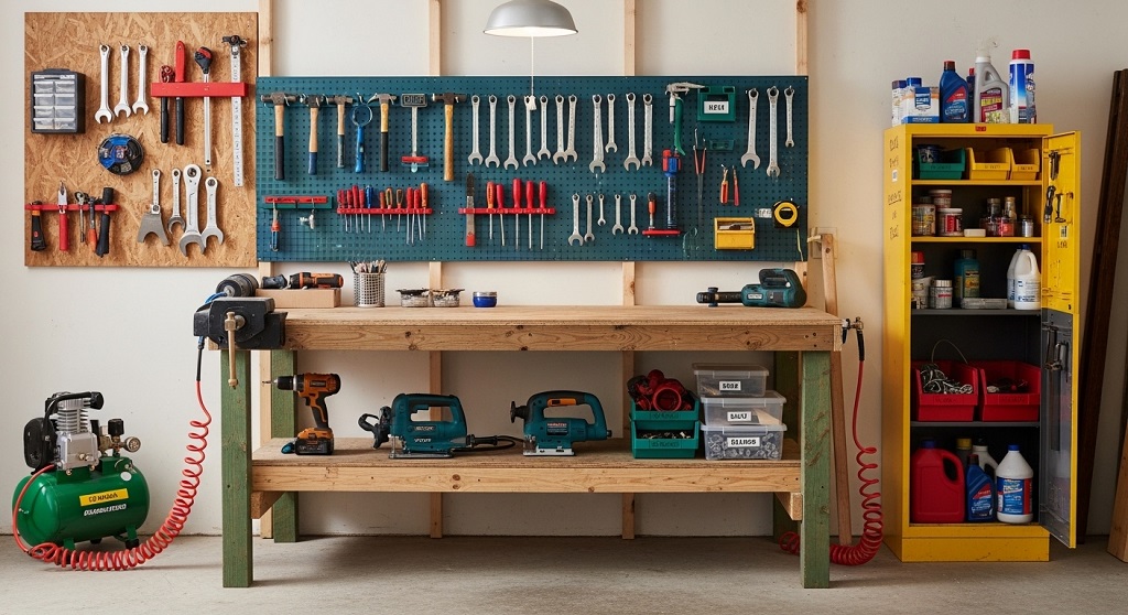 How to Create a Home Garage Tool Setup on a Small Budget - Local Value ...